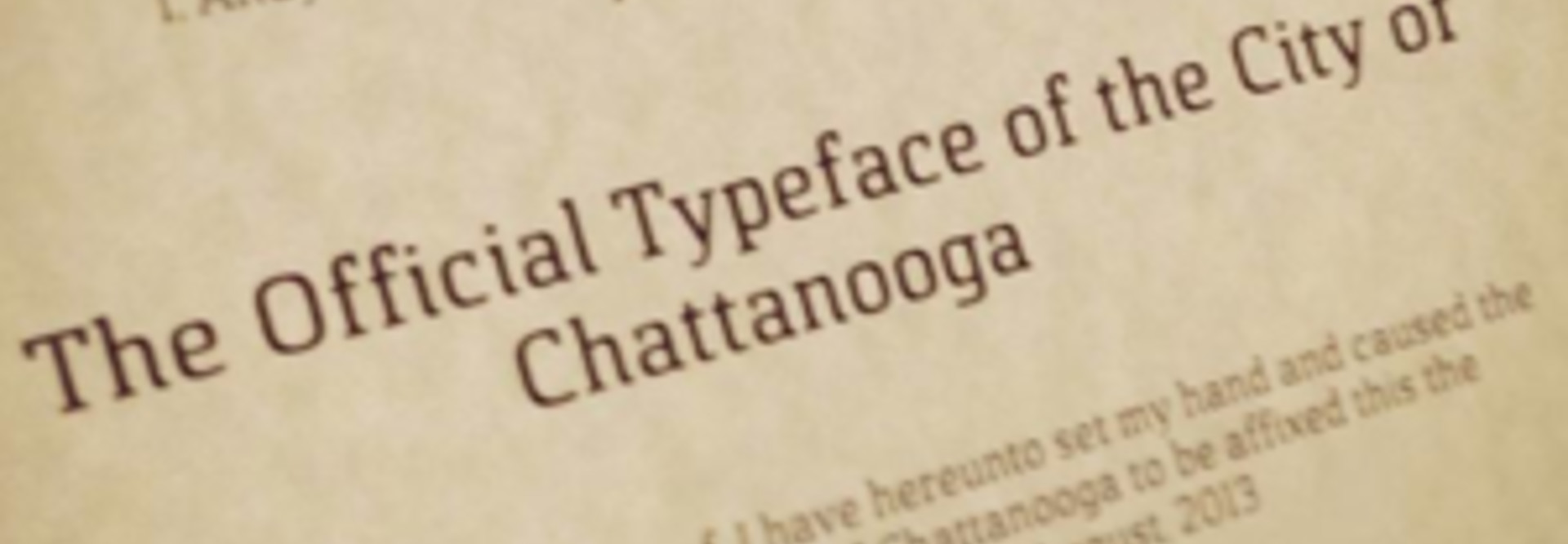 Chattanooga Has Its Own Font: Why Do They Need It and How Did It Happen ...